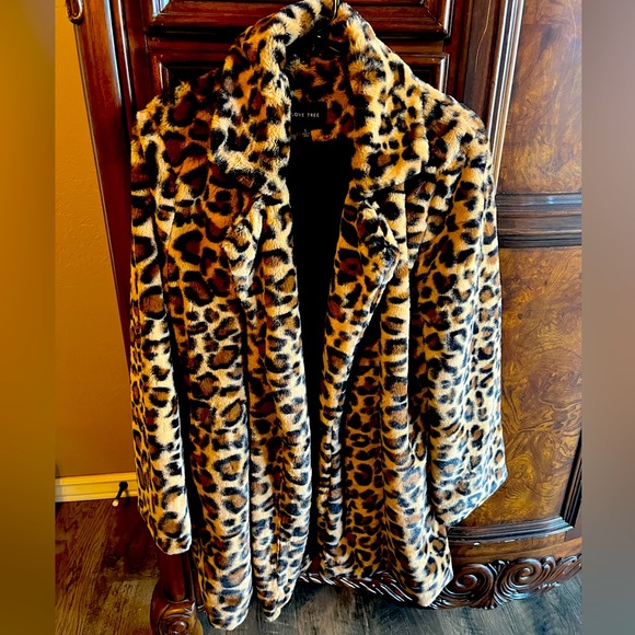 Love Tree | Jackets & Coats | Beth Dutton Style Leopard Print Open ...